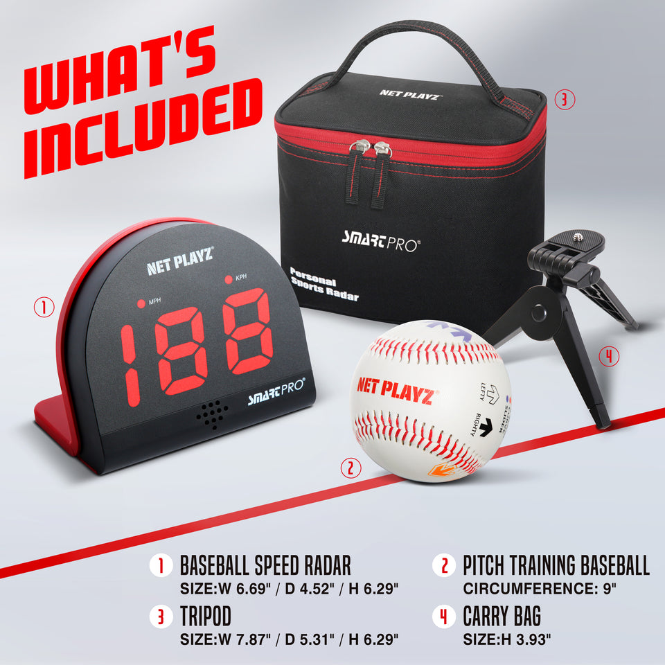 SMART PRO SPEED RADAR | WITH BASEBALL - BASEBALL Equipment From NET ...