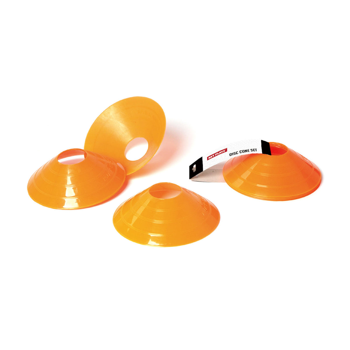 FLAT DISC CONE 4PK | EASY PLAYZ From NET PLAYZ, NetPlayz, Sports ...
